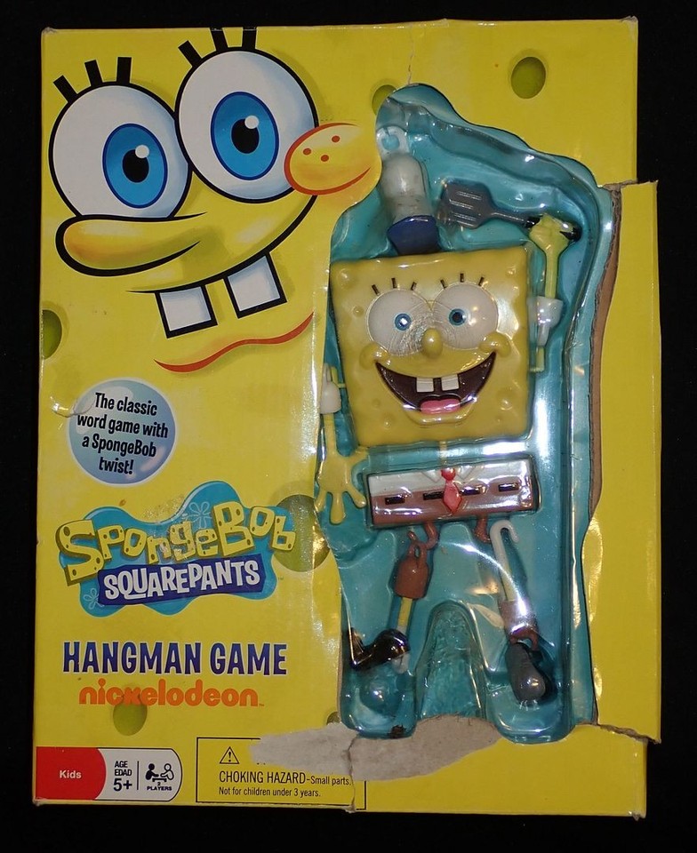 NEW 2010 Nickelodeon SpongeBob Squarepants Hangman Game Toy NIB | eBay