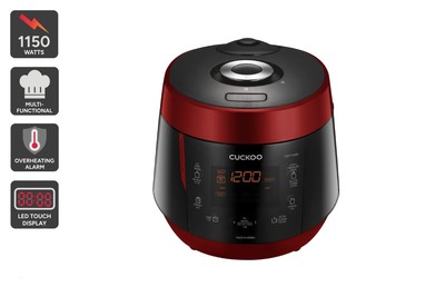 Cuckoo 10 Cup HP Pressure Rice Cooker (CRP-P1009S), Red, Rice Cookers ...