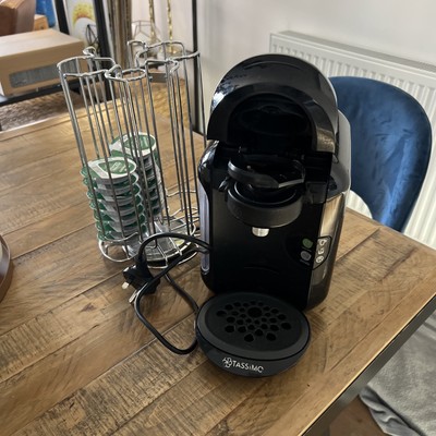 Bosch Tassimo Black Compact Coffee Machine & Coffee Pod Holder | eBay UK