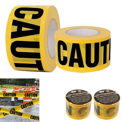 2 Rolls Caution Tape Resistant Construction Danger Safety Hazardous ...