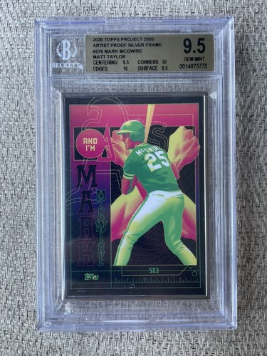 Topps Project 2020 #276 MARK MCGWIRE by Matt Taylor Artist Proof /20 ...