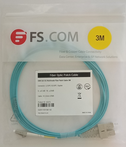 FS.Com 3 meter Fiber Optic Patch Cables | eBay