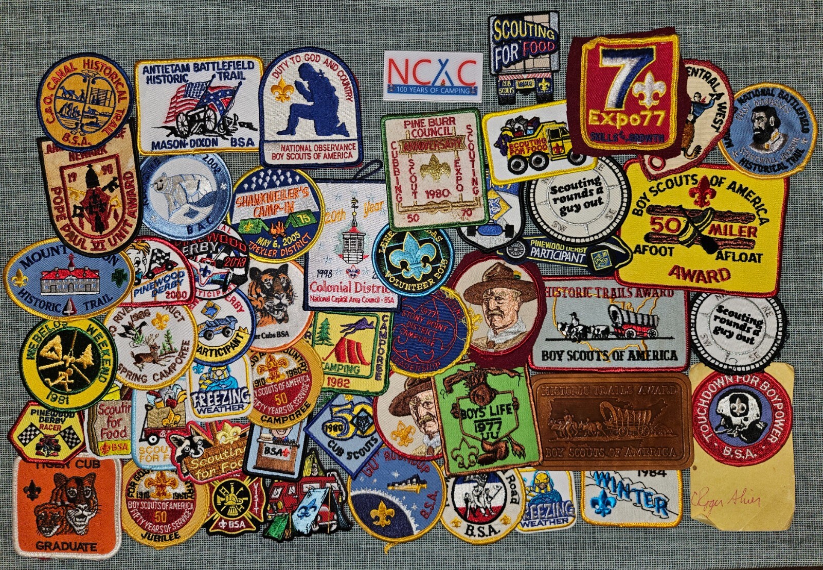 Boy Scouts of America & Assorted Art Patch Lot of 50 All Different BSA ...