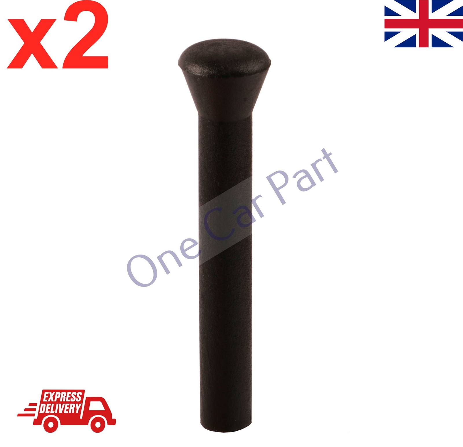 2 x Universal Car Truck Lorry Caravan Interior Door Lock Knob Pull Pin ...
