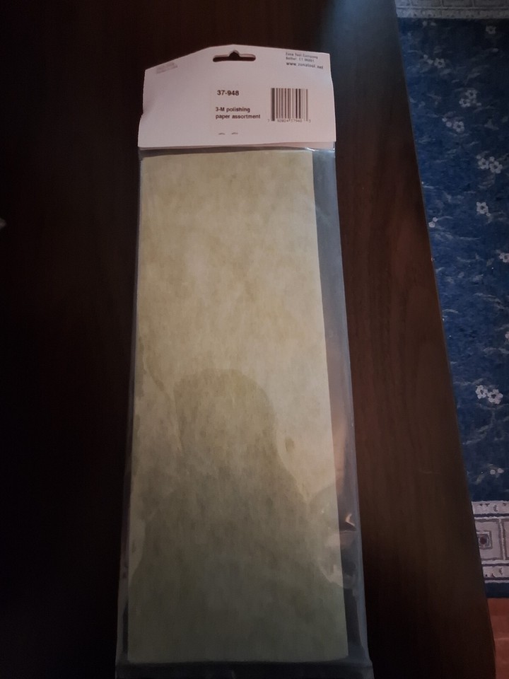 Zona 37-948 3M Polishing Paper Assortment, 6 Grades 1-30 Micron Wet/Dry ...