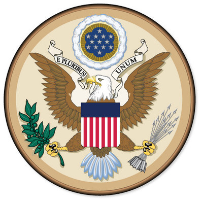 USA American Great Seal bumper sticker decal 4" x 4" | eBay