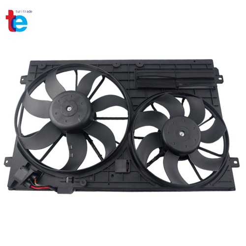 Radiator Cooling Dual Fan For Audi A3 VW Jetta CC Gtieos Beetle 1.8L 1 ...