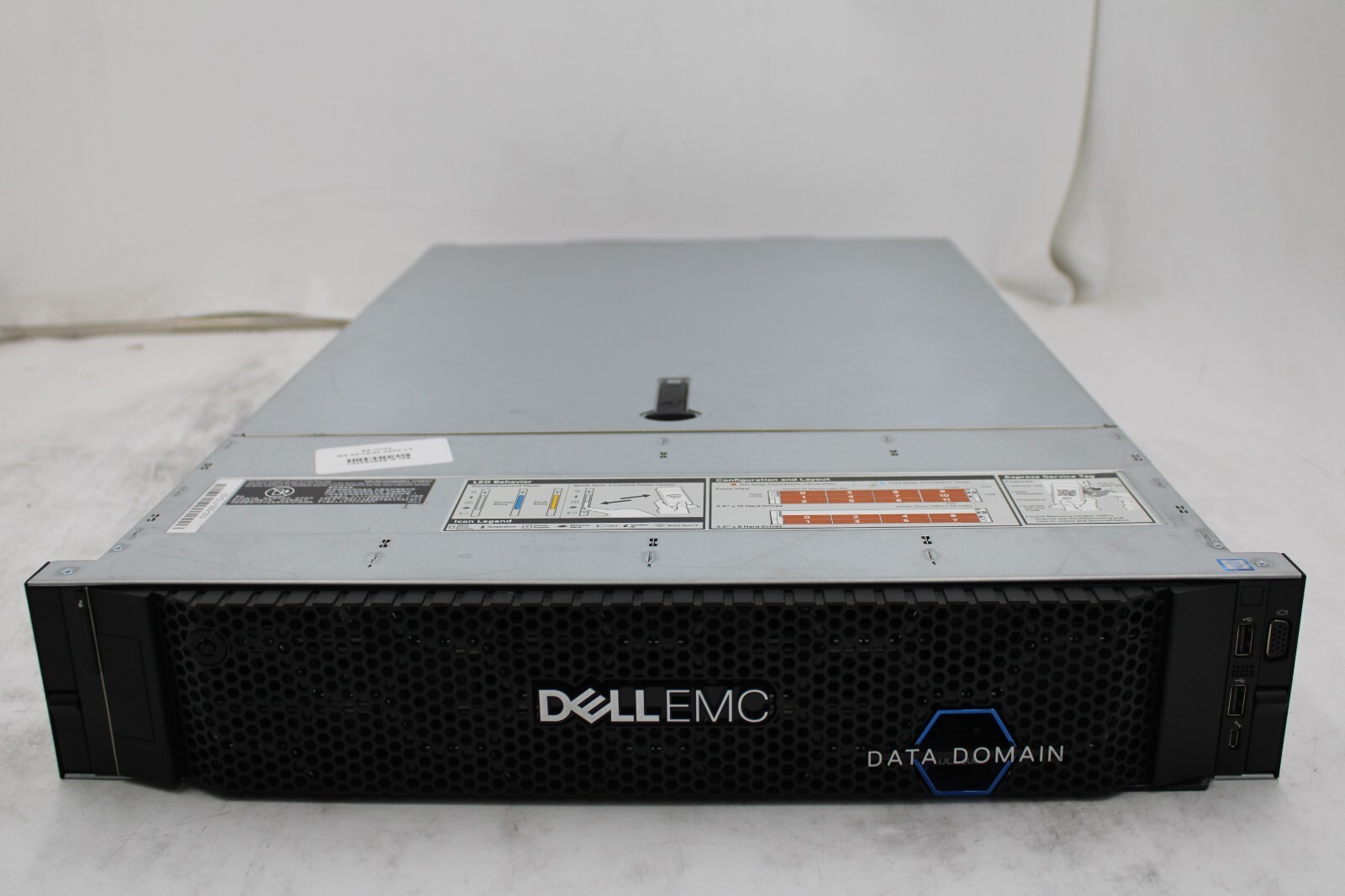 Dell Data Domain DD3300 Xeon Silver 4110 2.10GHZ 48GB DDR4-2400MHZ 2x ...