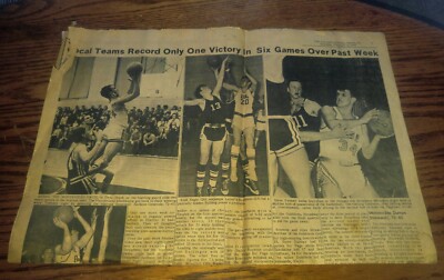 VTG 1969 Elkton Virginia Newspaper Local Sports Valley Banner | eBay