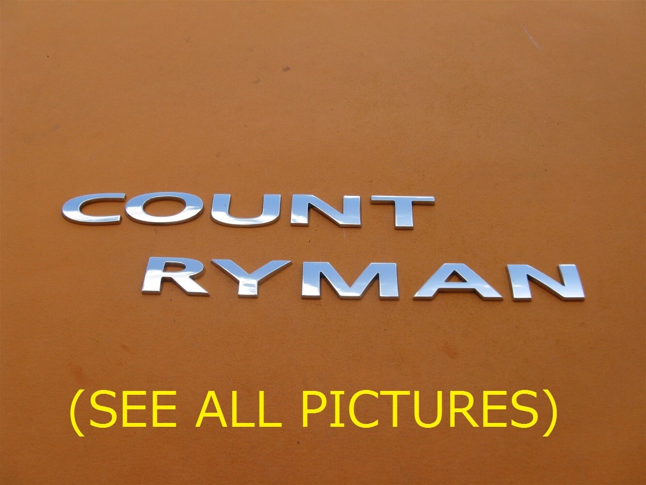 2011-2016 MINI COOPER COUNTRYMAN REAR LID LETTERS EMBLEM LOGO BADGE ...