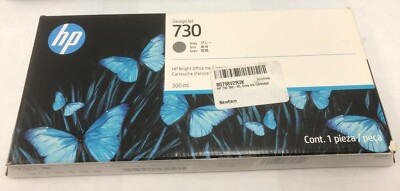 Hewlett Packard P2V72A Hp 730 300-Ml Cartridge Ink, Gray | eBay