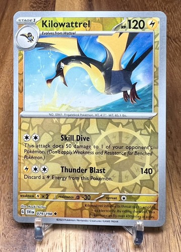Kilowattrel 079/198 SV1 Scarlet & Violet Base Reverse Holo Pokemon Card ...