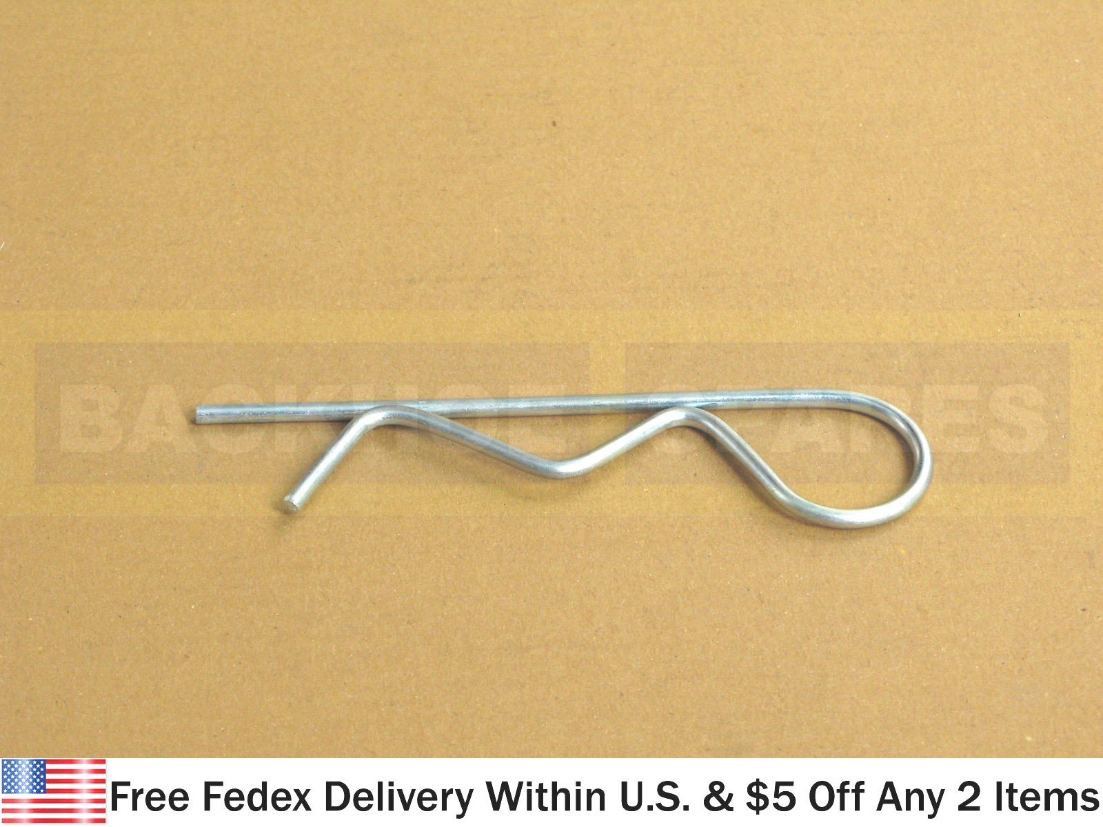 JCB PARTS - KINGPOST CARRIAGE / DIPPER STICK PIN CLIP (PART NO. 122/ ...