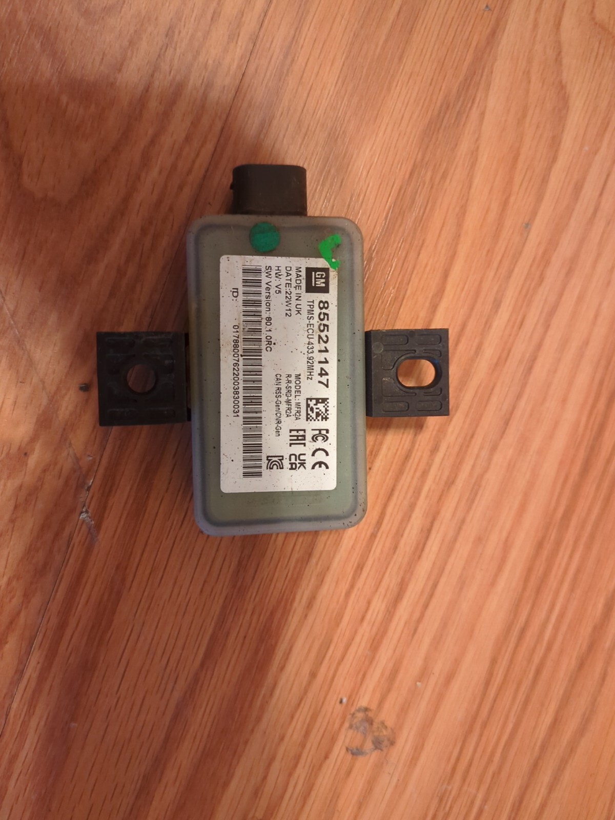 Genuine GM Tire Pressure Monitoring System (TPMS) Control Module ...