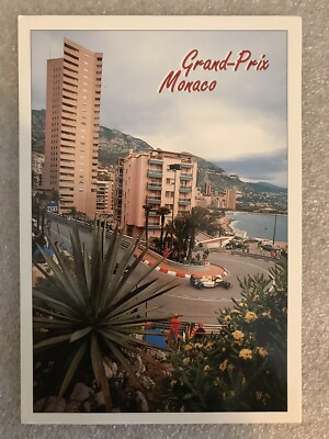Grand Prix-Monaco Famous Turn Reprint Postcard 1st On eBay Car Poster ...