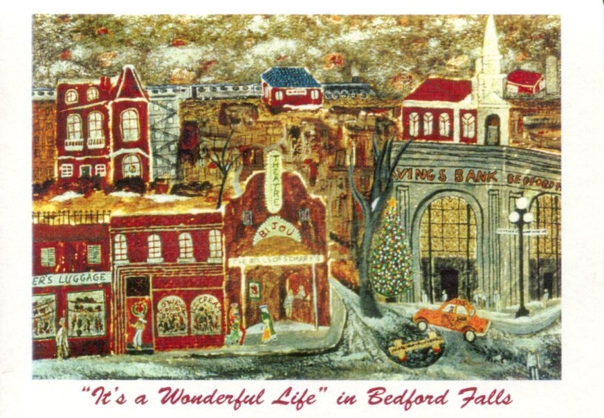 Todd Karns It's A Wonderful Life Rare Signed Autograph Greeting Card ...