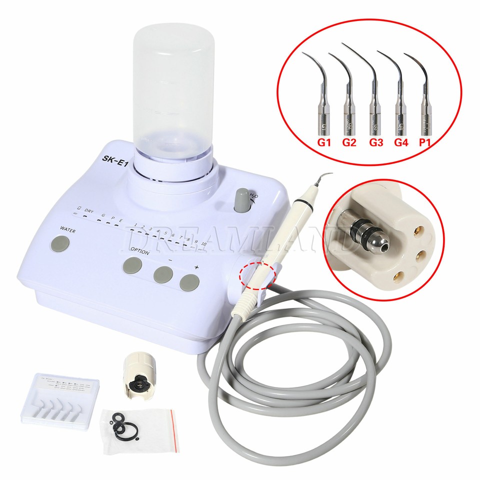 Dental Ultrasonic Piezo Scaler (LED) Handpiece (Bottle) Tips fit EMS ...