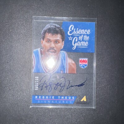 2013-14 REGGIE THEUS 20/199 AUTO PANINI PINNACLE ESSENCE OF THE GAME ...