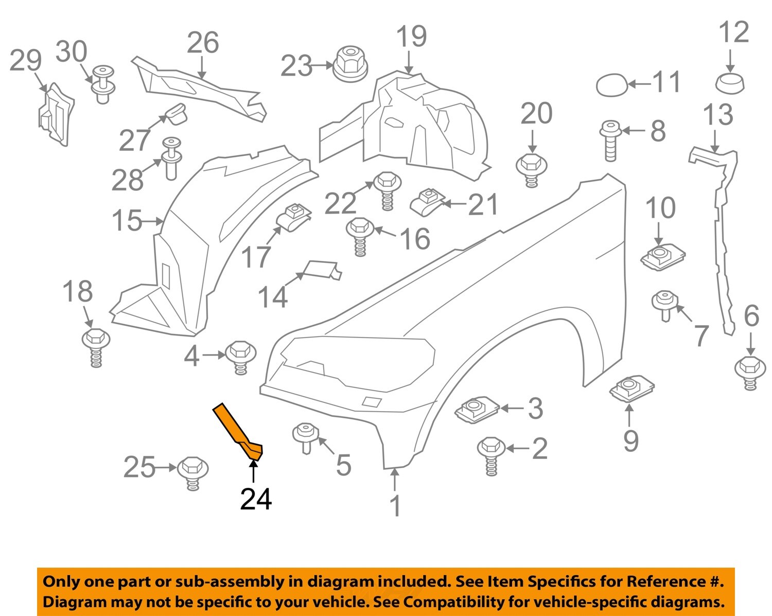 BMW 51757188840 Genuine OEM Fender Liner Front Seal for sale online | eBay