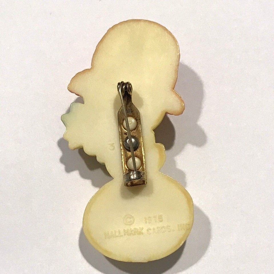 Vintage Easter Egg Baby Chick Pin Brooch Hallmark 1975 Marked Spring ...