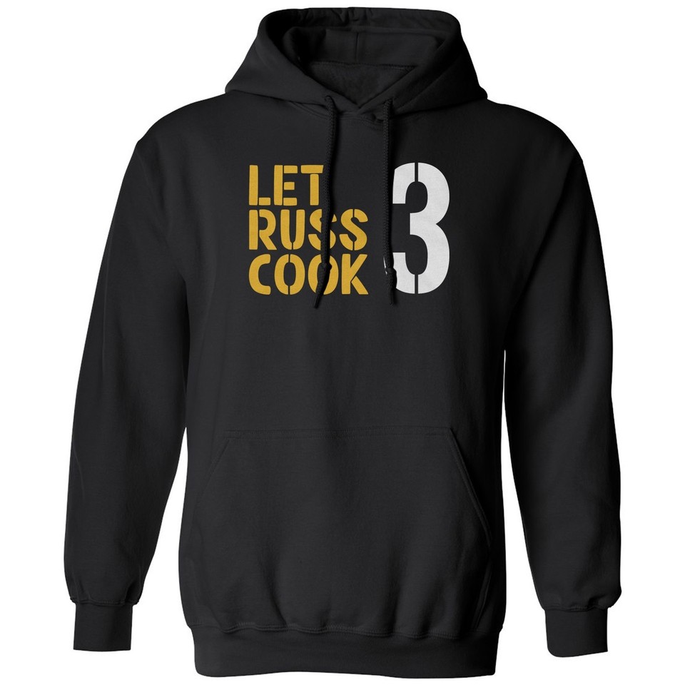 Let Russ Cook 3 - Wilson Inspired Pittsburgh Fans Unisex Hooded ...