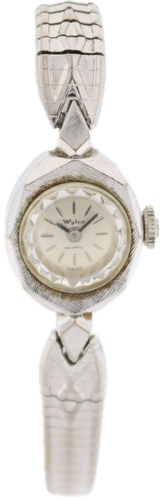 Vintage Wyler Linen Cocktail Ladies Mechanical Wristwatch WL 134 Swiss ...