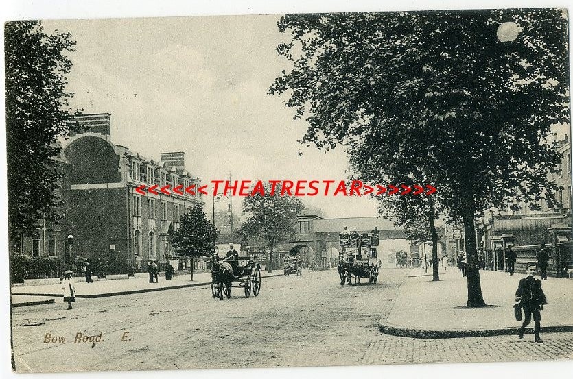 BOW Railway Bridge BOW ROAD Horse Bus by CHARLES MARTIN #1507 London E3 ...