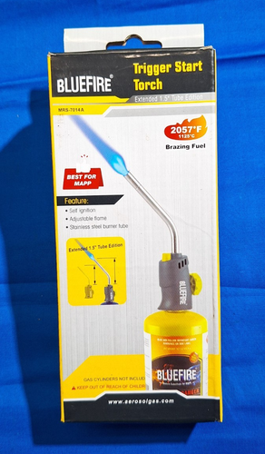 BLUEFIRE Trigger start torch for propane torch MRS-7014A BRAND NEW | eBay
