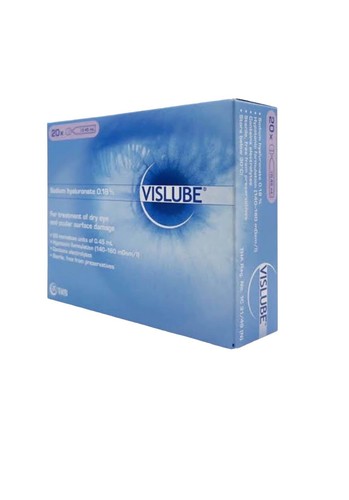 Vislube Eye Drops Treatment Relief Dry Eye Ocular Surface Damage No ...