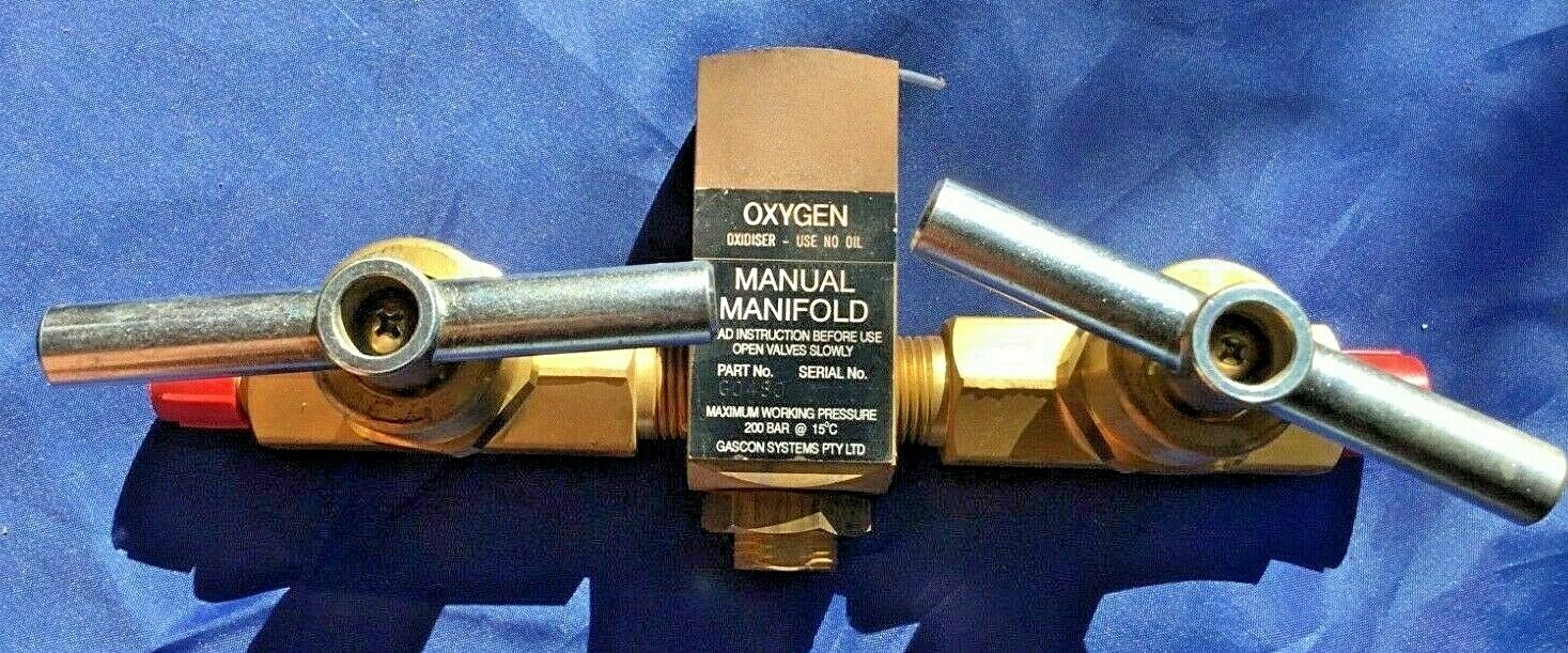 GASCON SYSTEMS Oxygen Manual Manifold G0480 | eBay Australia