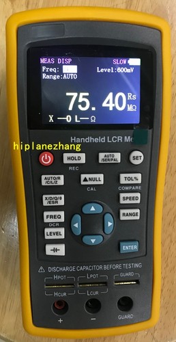 Handheld LCR Meter L/C/R/Z/X/D/Q/θ/ESR 100Hz/120Hz/1KHz/10KHz 2.8" TFT ...