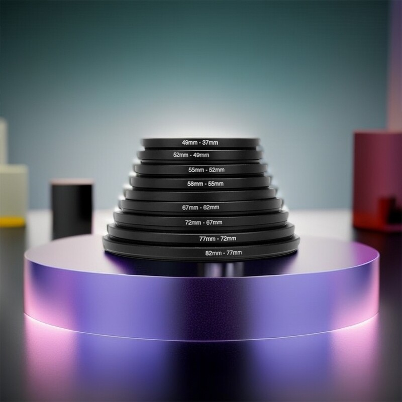 18Pcs/Set DSLR Lens Filters UV and Polarizers with Converter Adapter ...