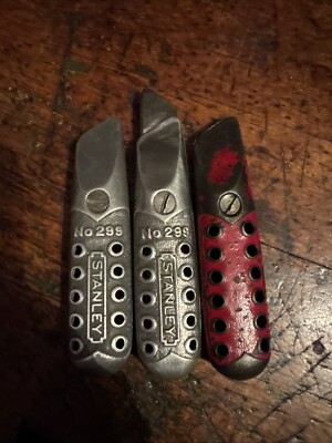 3 pc Vintage Stanley No. 299 Utility Knife Razor Grip Cast Iron/alum | eBay