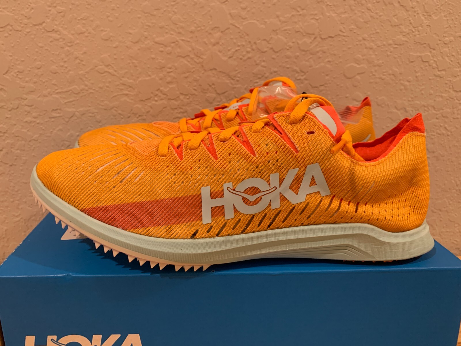Hoka U Cielo X LD Spikes Unisex, Orange, US M9/W10.5, NEW | eBay