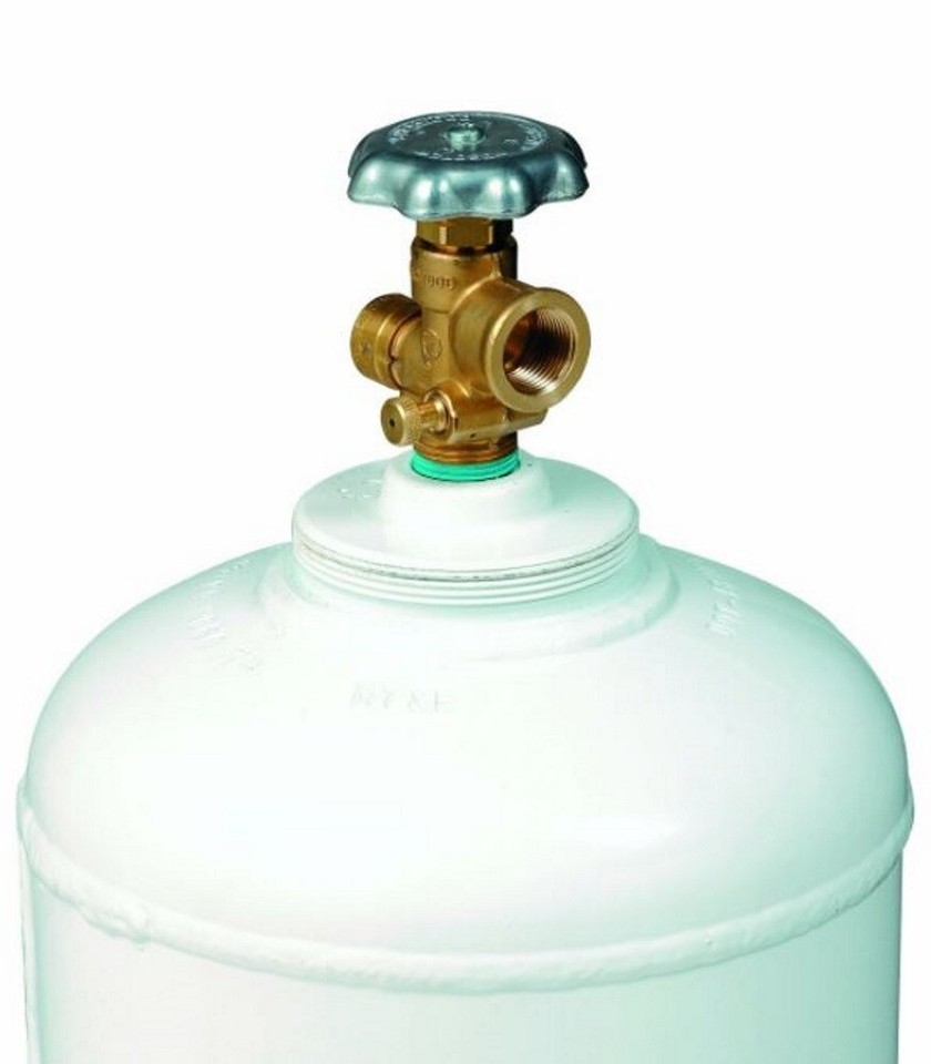 New 25.5 lb. (5.8 Gallon) Steel Propylene Cylinder with POL Valve - DOT ...