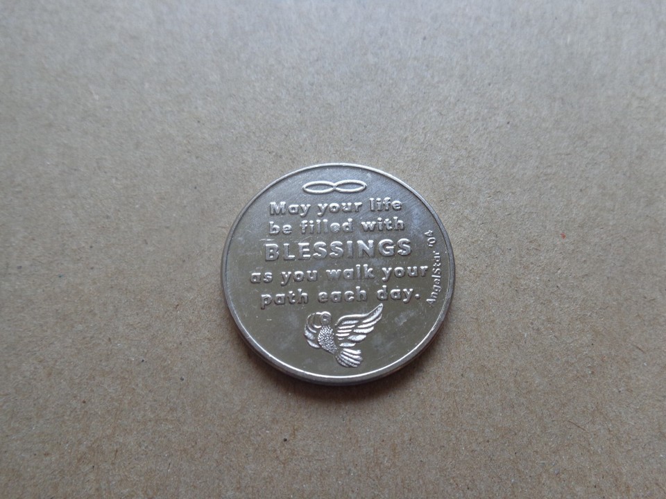 Blessing token coin Angel Dove prayer (at) | eBay