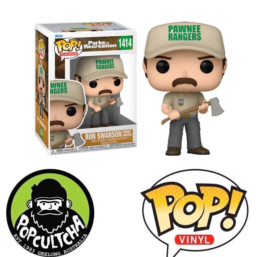 Desenho Animado De Ron Swanson Funko Pop! Parks And Recreation