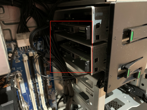 HP Z440 3.5 Hard Drive Mounting Rail HDD Caddy Tray C-3598wh Black for ...