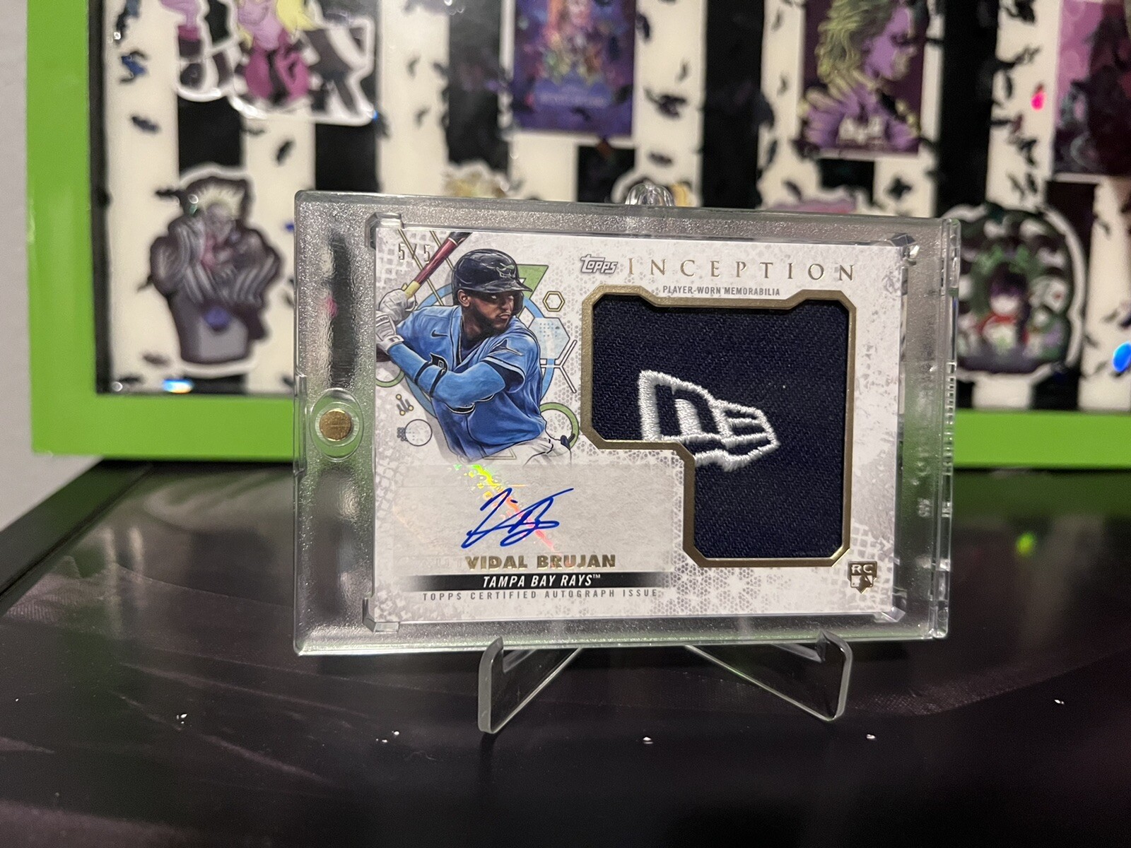 2022 Topps Inception Baseball Jumbo Patch Auto 5/5 Vidal Brujan RC | eBay