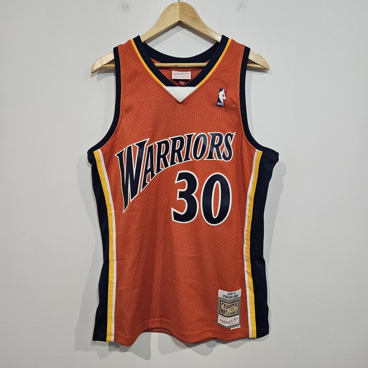 Stephen Curry Orange Jersey