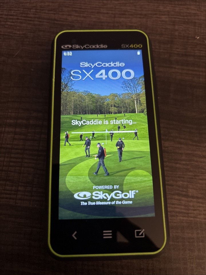 SkyCaddie SX400 Golf GPS Unit Black Excellent Condition | eBay