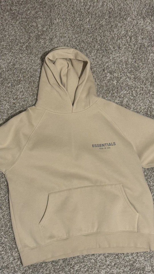 Essentials fwcollection 2020 desert sand hoodie; Size M | eBay