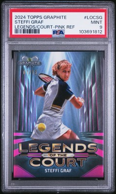 2024 Topps Graphite Tennis Steffi Graf Legends Of The Court Pink /15 ...