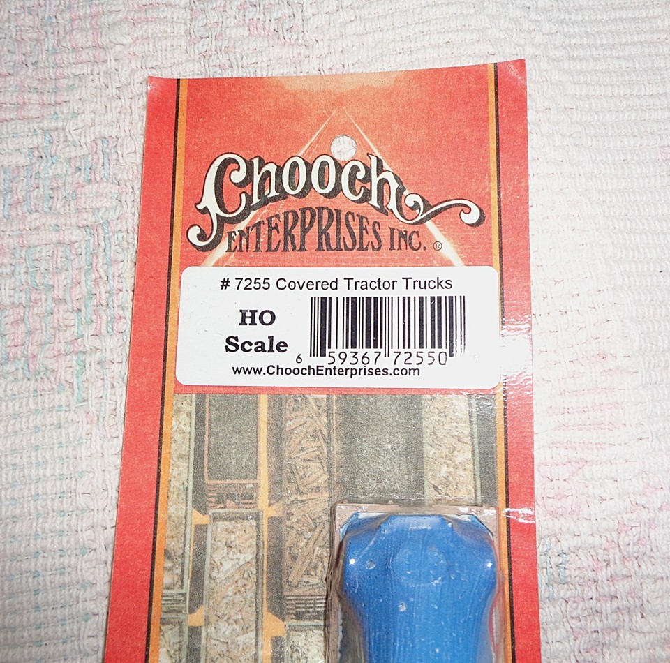 Ho scale Chooch Industries #7255 Covered Tractor Trucks Lot#$15 | eBay