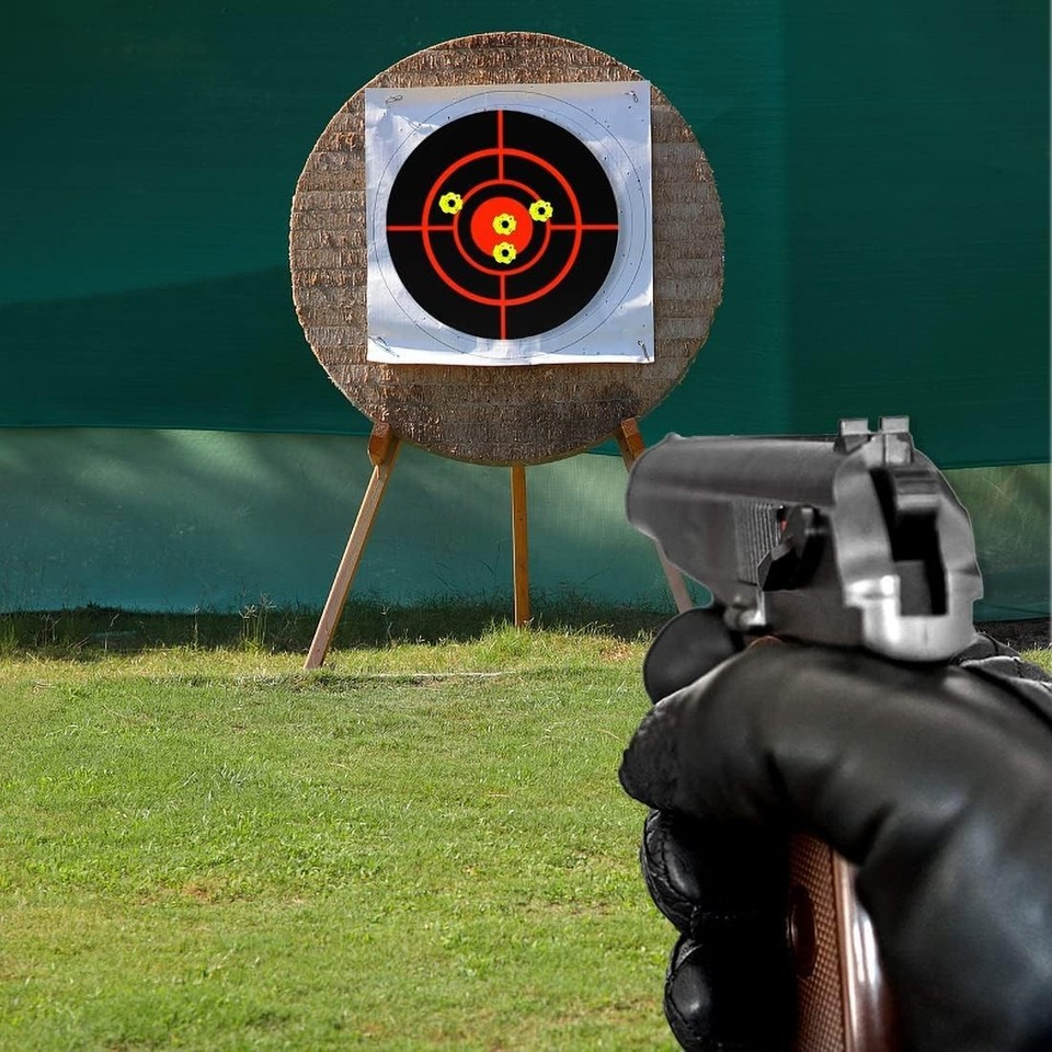 200 Pcs 3-Inch Splatter Target Stickers - High Visibility for Accurate ...