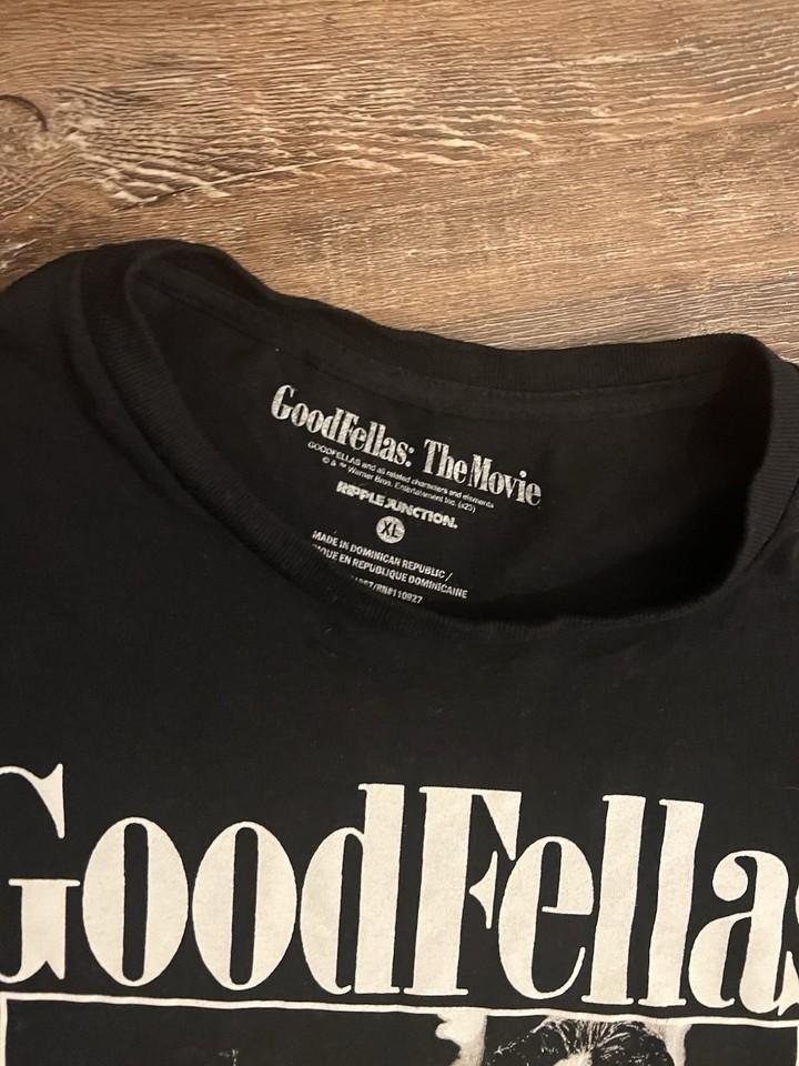 Goodfellas T Shirt Men XL Mafia Black | eBay