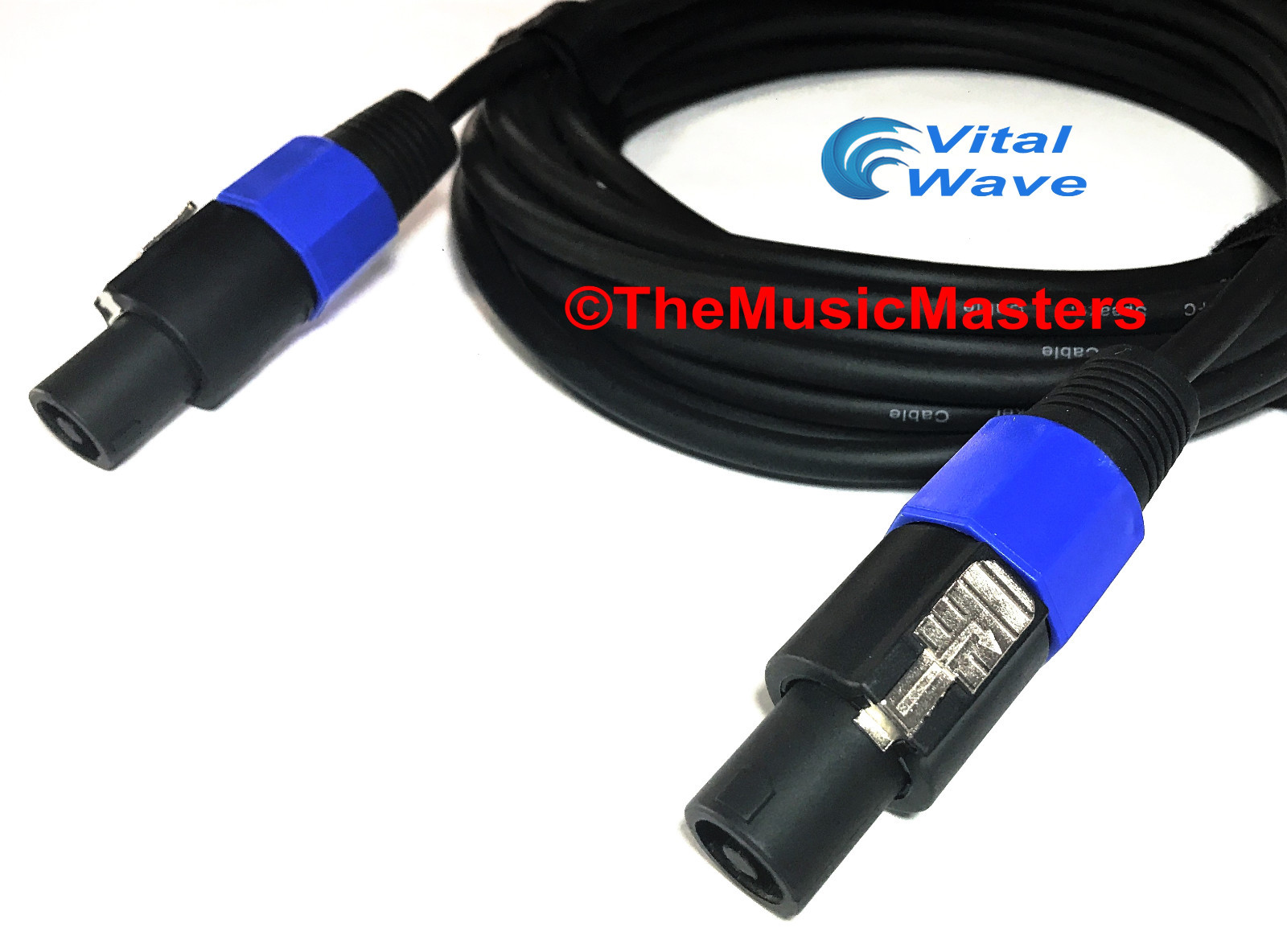 50' ft 14ga Speakon Amp to SPEAKER CABLE WIRE Premium Pro Audio PA DJ ...
