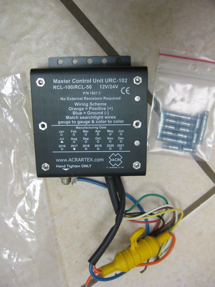 ACR URC-102 1927.3 Marine RCL-50 RCL-75 RCL-100 Searchlight Master ...