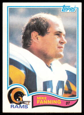 1982 Topps Football #374 Mike Fanning RC Los Angeles Rams | eBay