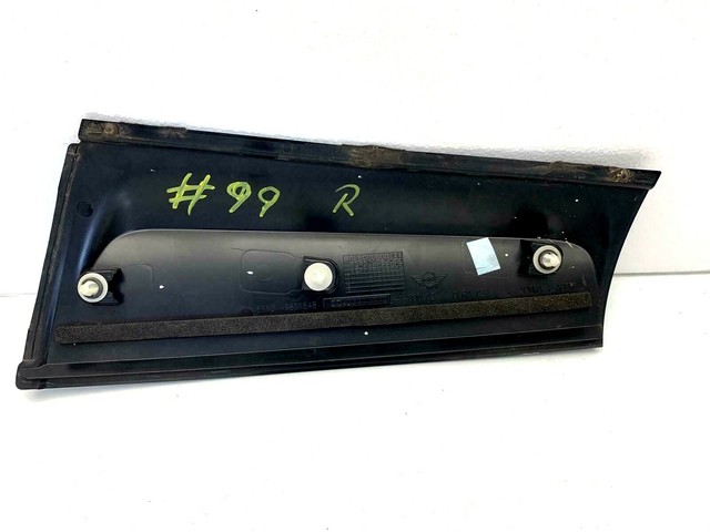 10-16 MINI COOPER COUNTRYMAN R60 REAR RIGHT D-PILLAR EXTERIOR TRIM ...